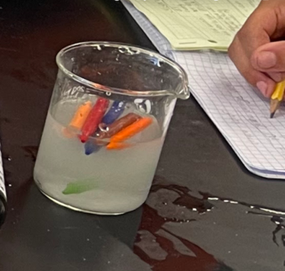 Do crayons float? | Mr. Gonzalez's Classroom